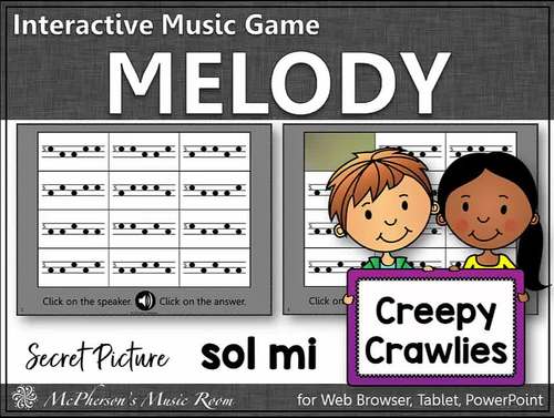 Solfege Sol Mi Interactive Melody Game Reveal the Secret Picture Creepy ...