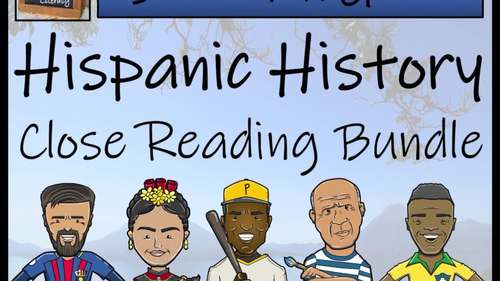 Hispanic Heritage Close Reading Comprehension Activity Bundle | 3rd ...