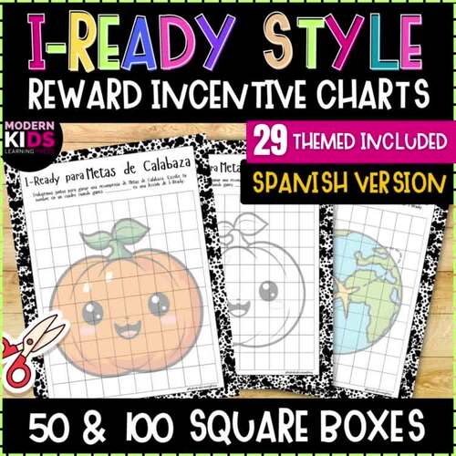 Editable iReady Aligned Incentive Charts (Spanish) - 29 Fun Class ...