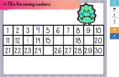 Counting to 100 | BOOM CARDS™ by Teaching Literacy | TPT