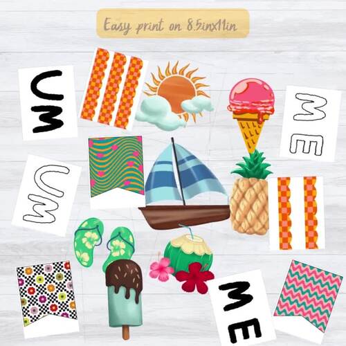 Countdown to Summer Bulletin Board Kit, Classroom Door Decor, Editable