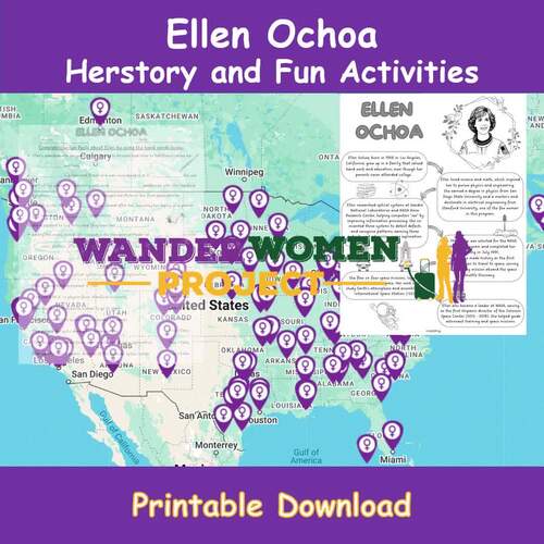 Ellen Ochoa - Learn Herstory with Fun Activities by Wander Women Project