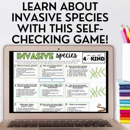 Invasive Species Game - Ecosystems and Biome Activity by Teach Like a ...