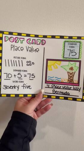 Math Place Value Craft by The Teaching Diva Corner | TPT