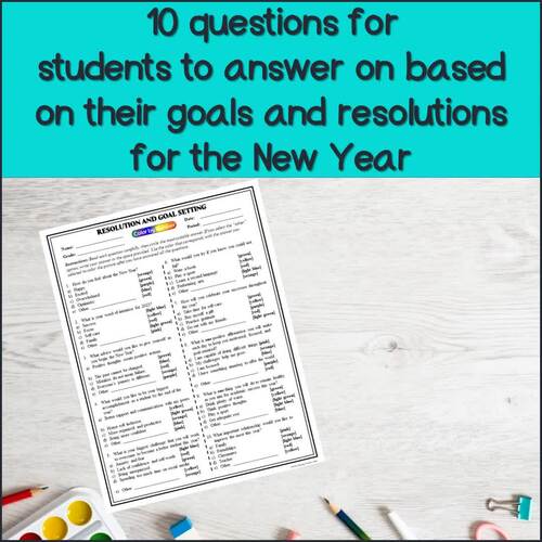Science Goal Setting & Resolutions Color by Number |New Year's 2023 ...