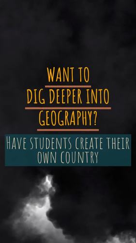 Create A Country Project Based Learning | Geography and Map Skills