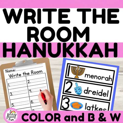 HANUKKAH WRITE THE ROOM, HANUKKAH LITERACY CENTERS, HANUKKAH WRITING in ... HANUKKAH WRITE THE ROOM, HANUKKAH LITERACY CENTERS, HANUKKAH WRITING in ...