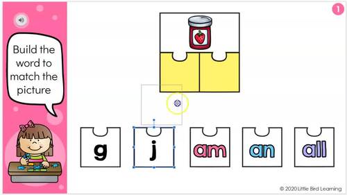 AM AN ALL - Digital Word Puzzles | Distance Learning | Google Slides