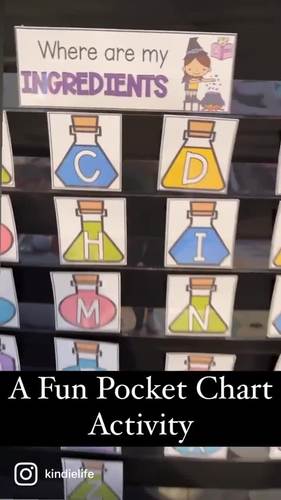 Where is Pocket Chart - Halloween edition (Hide and Find) | TPT