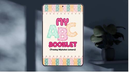 My ABC Booklet | Alphabet Coloring Pages & Tracing Letters for Kids ...