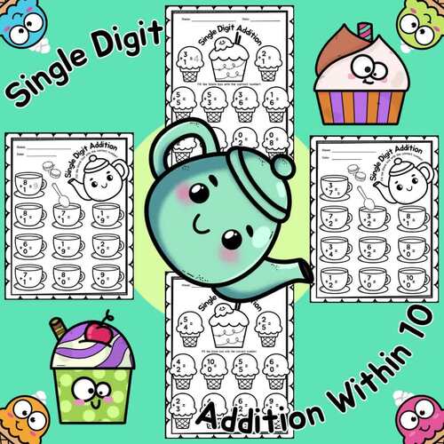 Ice Cream Single-Digit Addition Within 10 |Fun & Engaging Math ...