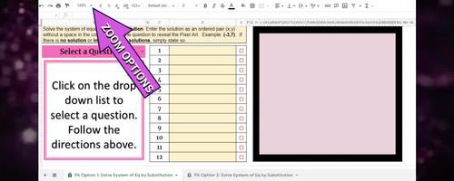 PIXEL ART (TC): Solve Sytstem of Equations by Substitution (Coefficient ...