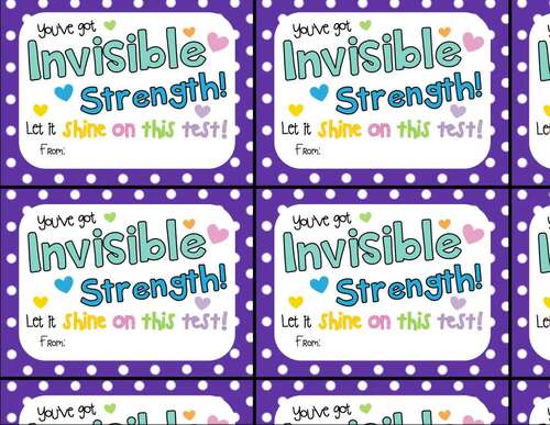 Invisible Ink Pen Testing Motivation Gift Tag- You've got Invisible ...