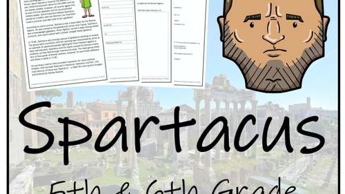 Spartacus Close Reading Comprehension Activity | 5th Grade & 6th Grade