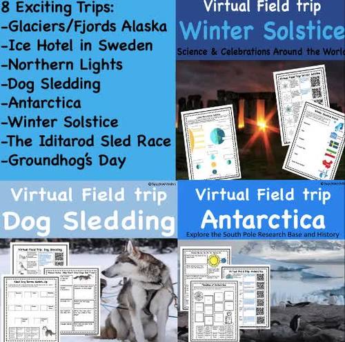 Winter Favorites Virtual Field Trip Bundle by TeachWithBri | TpT