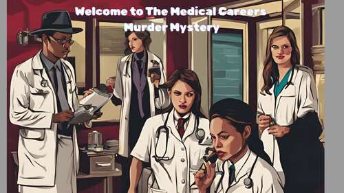 Medical Murder Mystery with Video, Character Cards, Script, and Answer Key!