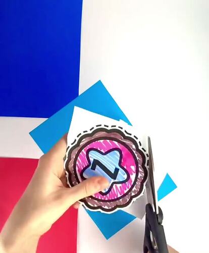4th Of July Cookie Name Craft No Prep Summer Art Project Cut & Paste ...