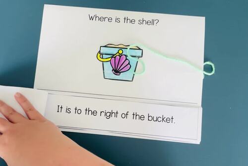 Positional Words and Prepositions Summer Practice Book & Cards for ...