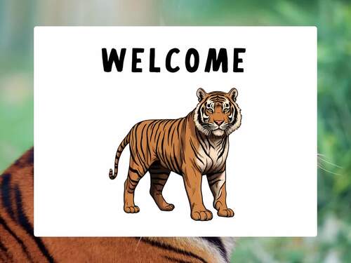 NO PREP All About Tigers Presentation, A Wild Animal Adventure 3rd-6th ...