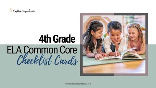 4th Grade Reading Checklist by Crafting Comprehension | TPT