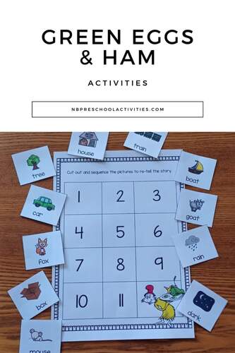 Green Eggs & Ham Activities by Nomadic Bee | TPT