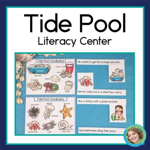 Tide Pools Sentence Picture Match | Reading Comprehension and Writing ...