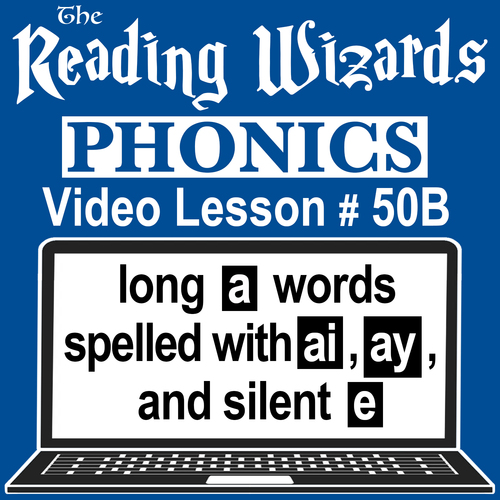 Phonics Video/Easel Lesson - Long A Words with AI & AY - Reading ...