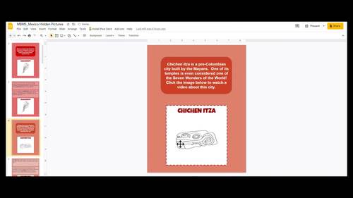 Spanish Sub Plan Mexican Culture Hidden Pictures: Asynchronous - Enrichment