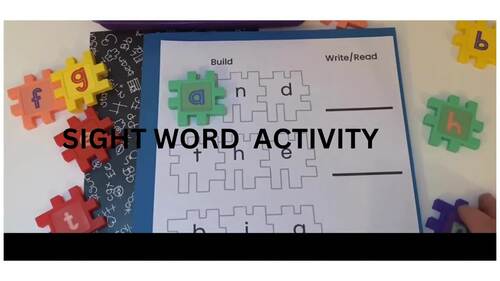 Sight Word Activity High Frequency Word Practice Worksheets by ...