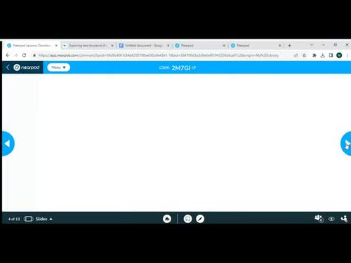 Exploring text structures( how an idea is introduced) Nearpod | TPT