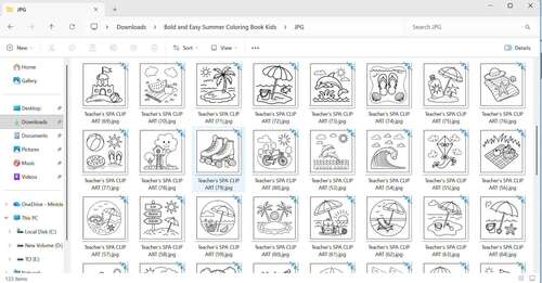 120+ Bold and Easy Summer Coloring Pages for Kids | Summer Coloring ...