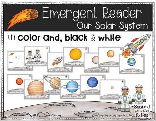 Space Emergent Reader Our Solar System Sight Word Book by Second Grade ...