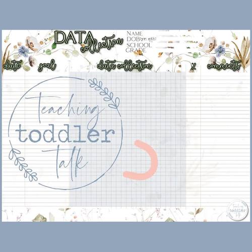 Speech Therapy Data Collection Bundle | Boho Floral Decor | SOAP Notes ...