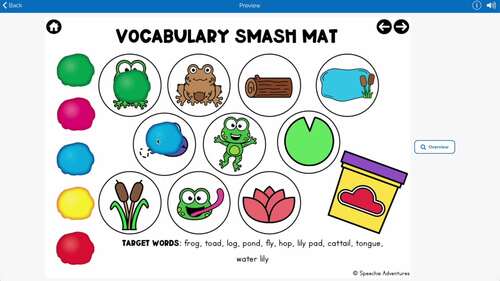 Frog Early Language Activities for Spring Speech Language Therapy Boom ...