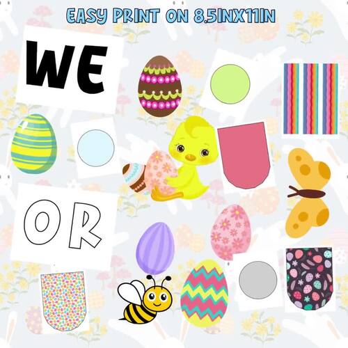 We Are Eggcited Easter Bulletin Board Kit Spring Classroom Door Decor ...