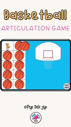 Basketball Articulation Game BUNDLE by Pep Talk | TPT