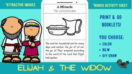 Bible Stories: Elijah & The Widow by WorldSkoolie | TPT