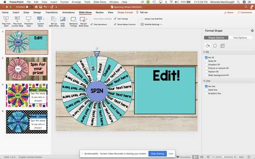 Digital Spinner - Classroom Reward or Name Selector by A Teacher and ...