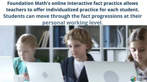Foundation Math Digital Math Fact Fluency Practice by FoundationMath