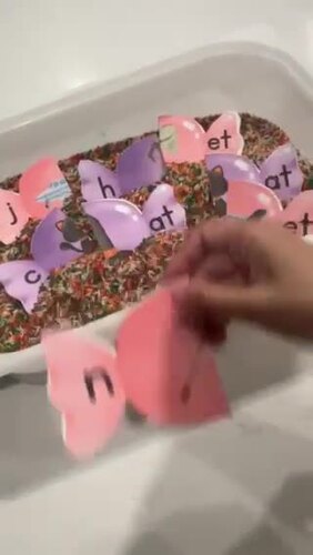 CVC Word Puzzles | Hands-On Phonics Center | Watercolor Literacy ...