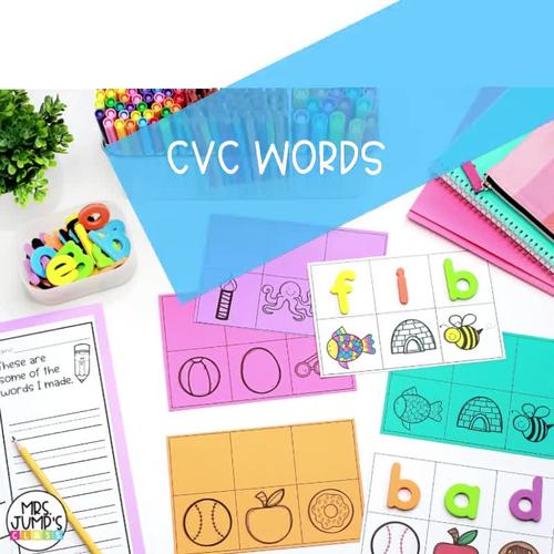 Magnetic Letter Center CVC Words by Deanna Jump | TPT