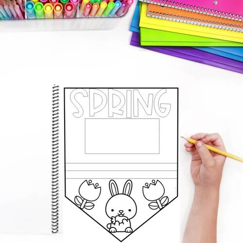 Spring Writing Activities Spring Writing Banners Spring Craft | TPT