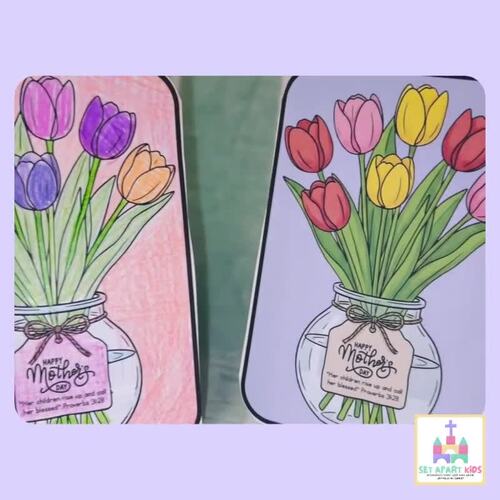 Mother’s Day Bible Craft for Kids | Proverbs 31 Flower Vase Sunday School