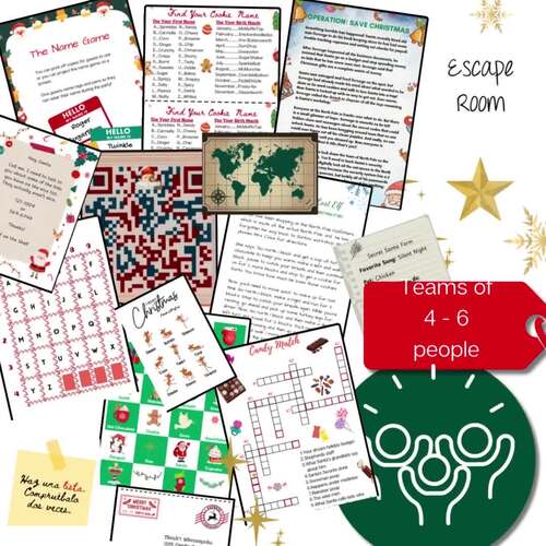 Holiday Escape Room: Save Santa from Scrooge and the Grinch | Christmas ...