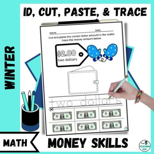 Winter Identify and Count Money Math Life Skill Worksheets by ...