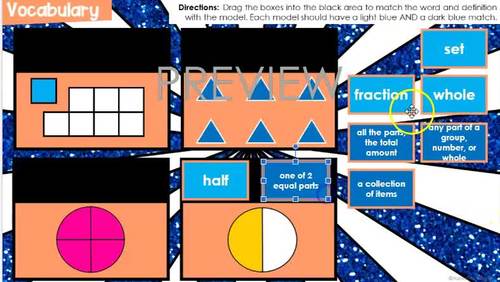 Fractions Interactive Google Classroom - Distance Learning by Adrienne ...