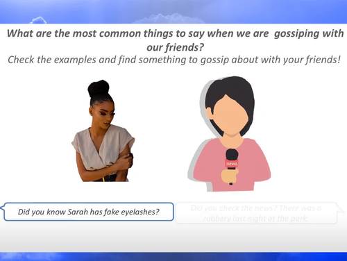 Gossiping about People : Complete Communicative ESL Lesson for Low (A2 ...