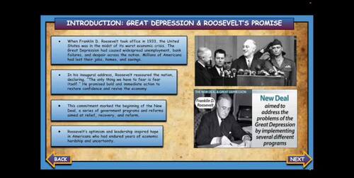 The New Deal and President Roosevelt Powerpoint. L68. WPA and CCC Programs