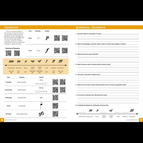 Elements of Music - Dynamics - Student Book by Forrester Education