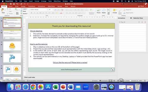 Auditory Discrimination for CH-T | Interactive PPT | NO PREP Phonology ...